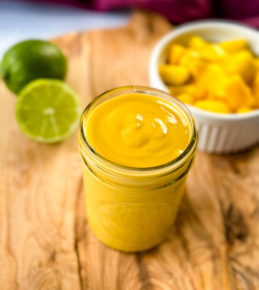 Mango Salad Dressing (Fresh or Frozen Fruit) - Simple Seafood Recipes