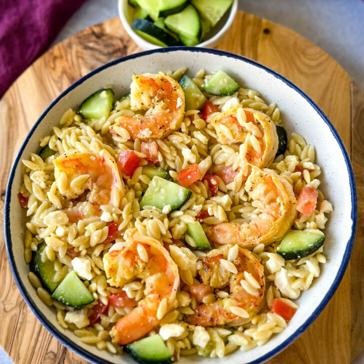 Shrimp Orzo Salad - Simple Seafood Recipes