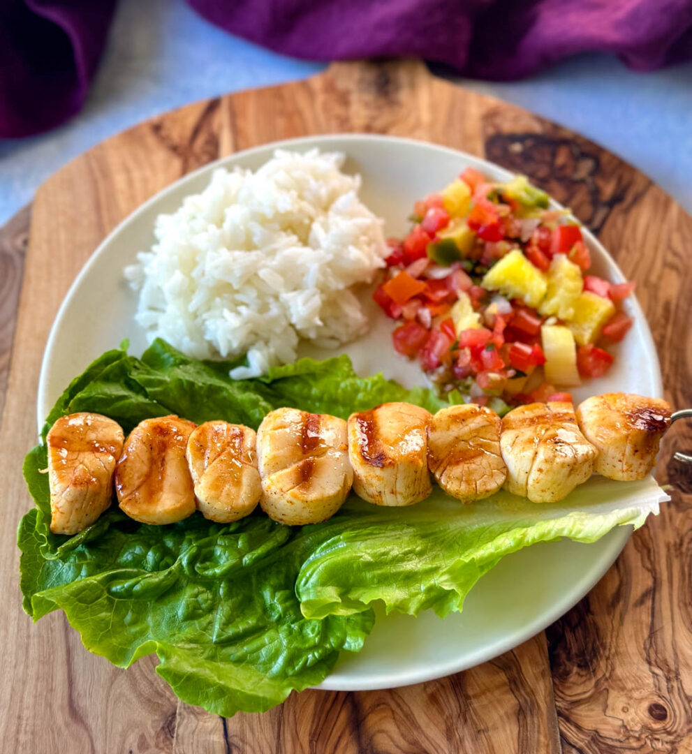 Easy Marinated Grilled Scallops - Simple Seafood Recipes